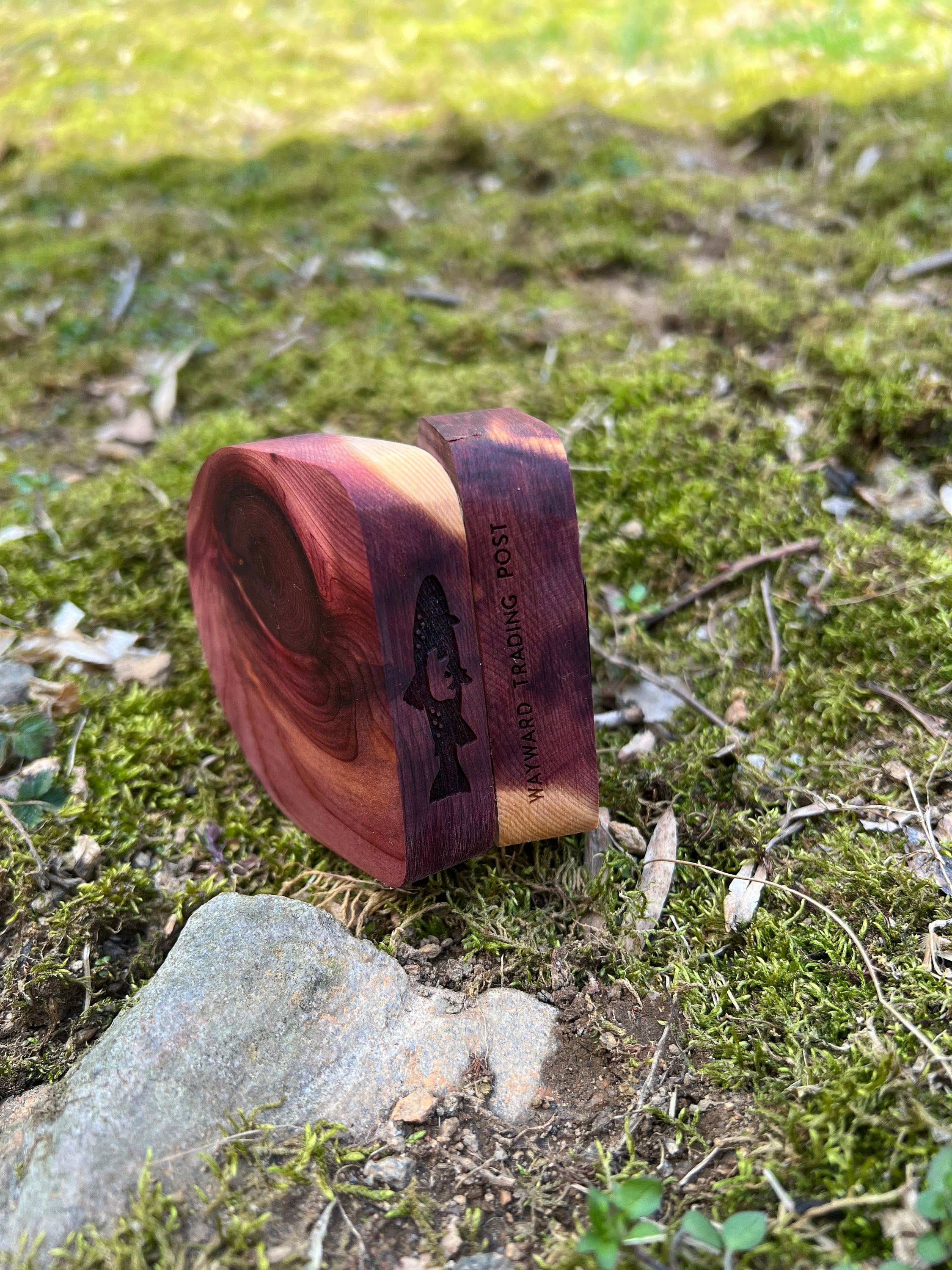 Fly Box the Puck Red Cedar Minimalist Fly Box - Handcrafted & Made in ...