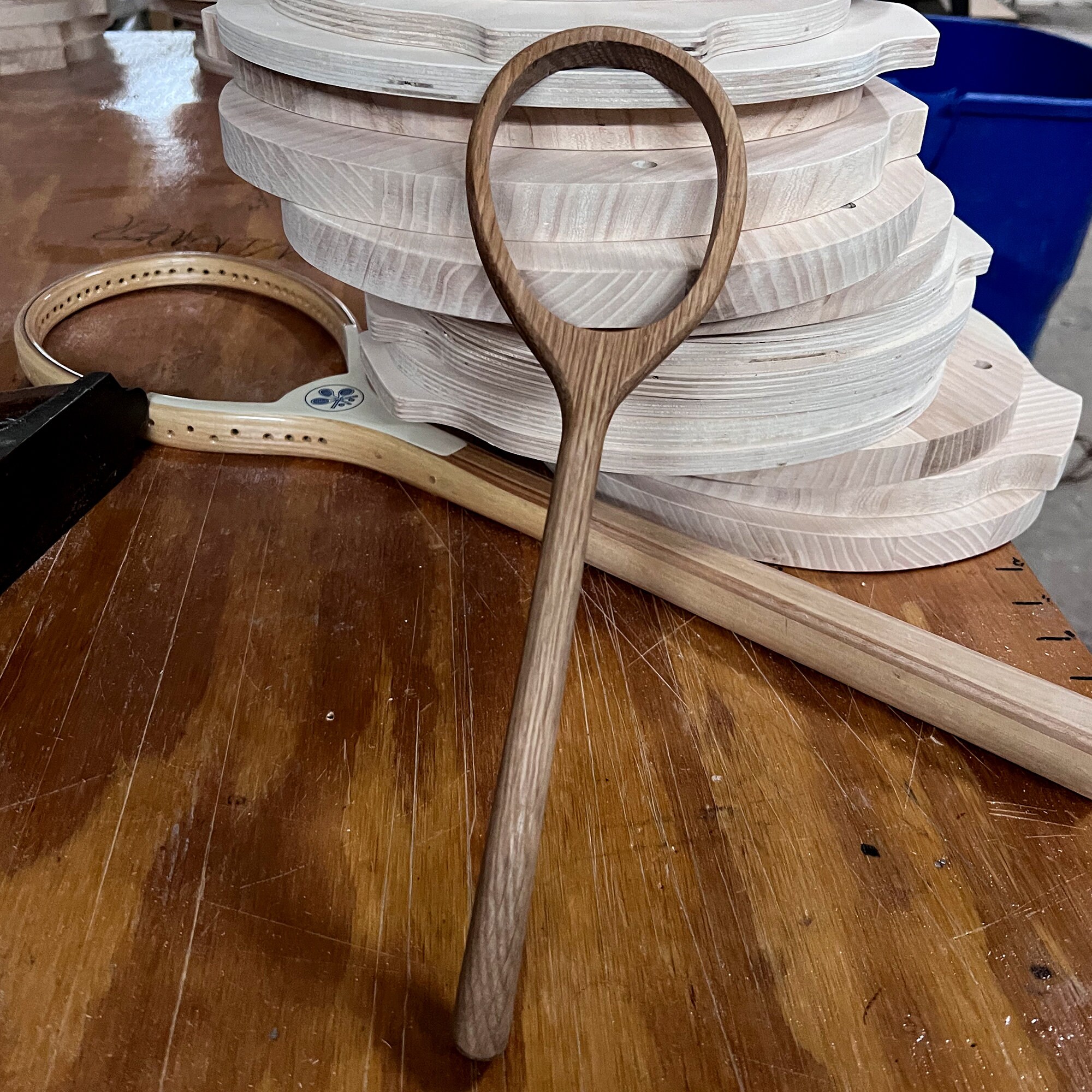 Court Tennis Miniature Racquet - 13 in Wooden Tennis Racquet for Babies ...