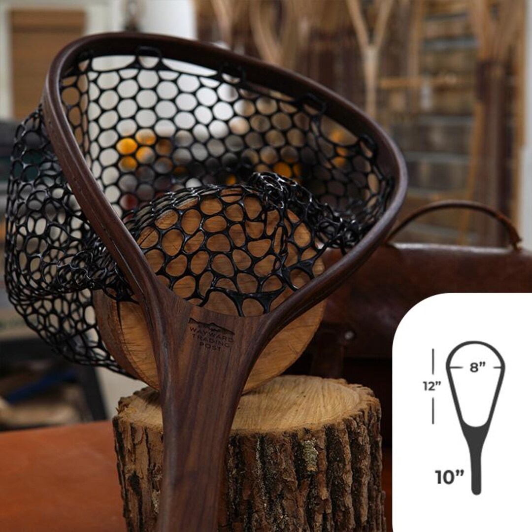 12x8littledipper-walnut Hand Crafted Wood Fly Fishing Net Made in the ...