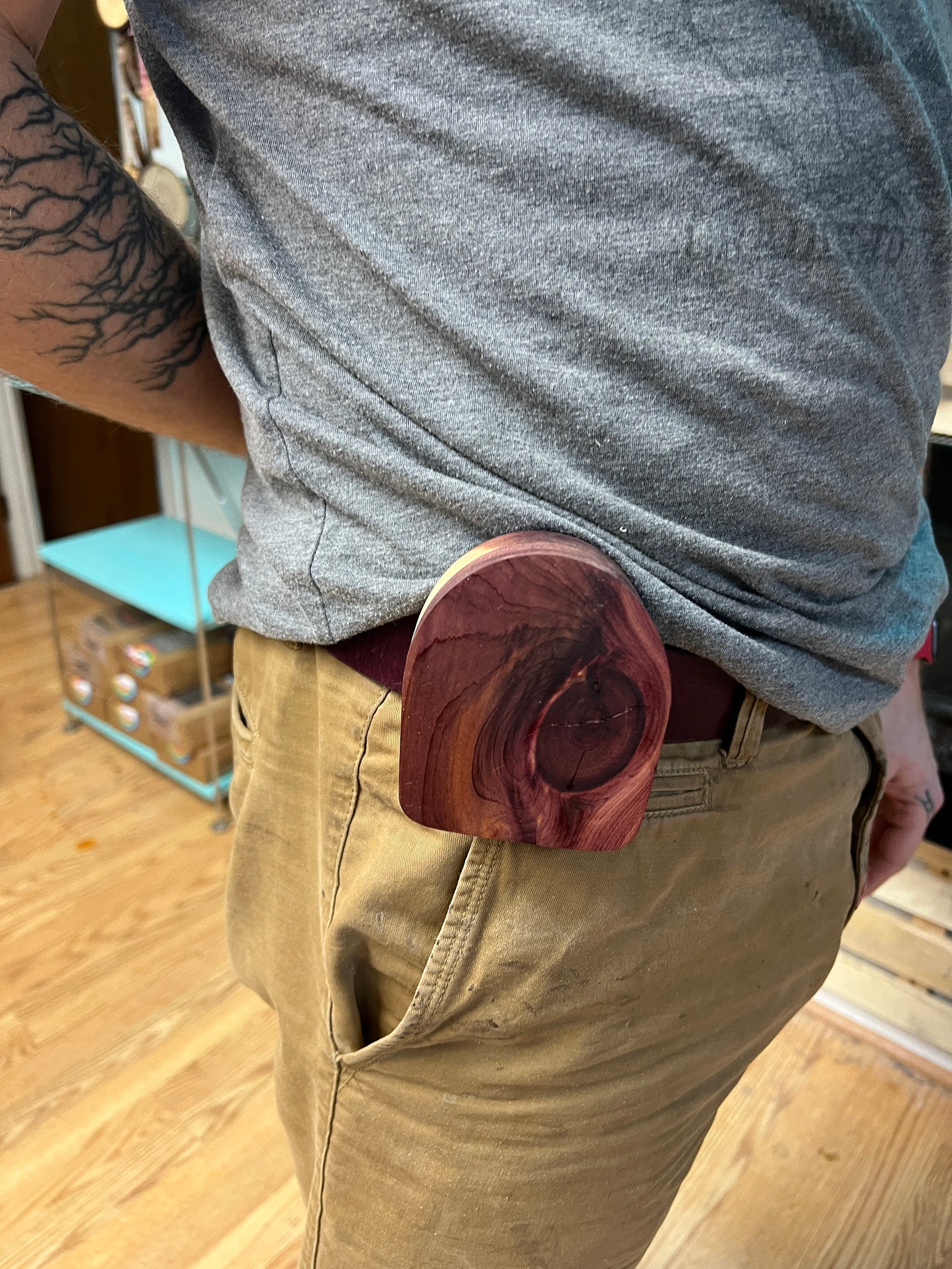 Fly Box the Puck Red Cedar Minimalist Fly Box - Handcrafted & Made in ...