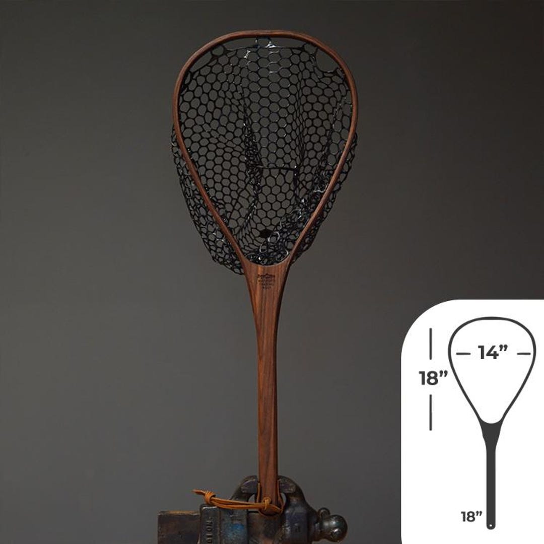 18”x14” XL Steelhead Walnut Landing Net - Made in the USA (XLWT000000 ...