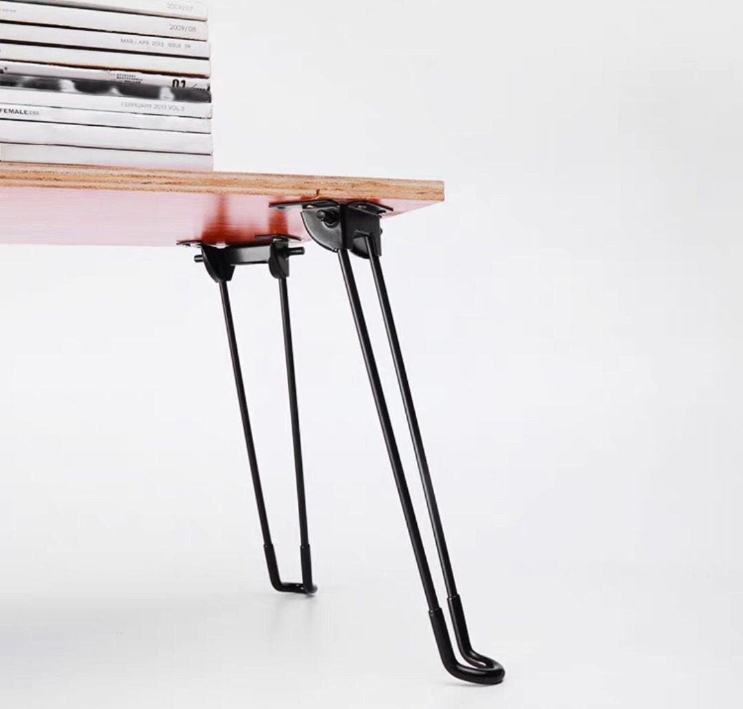 4PCS Foldable Table Legs, Furniture Legs, Black Cabinet Legs, IKEA Legs ...