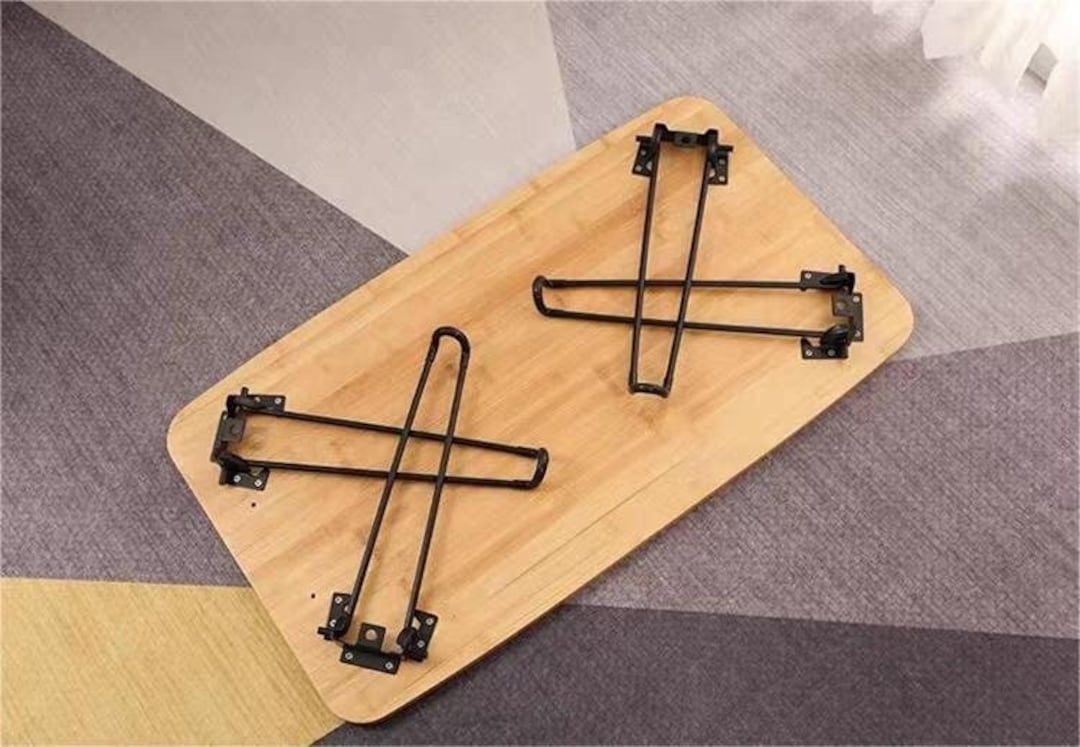 Foldable Table Legs, 4PCS Furniture Legs, Black Cabinet Legs, Outdoor ...