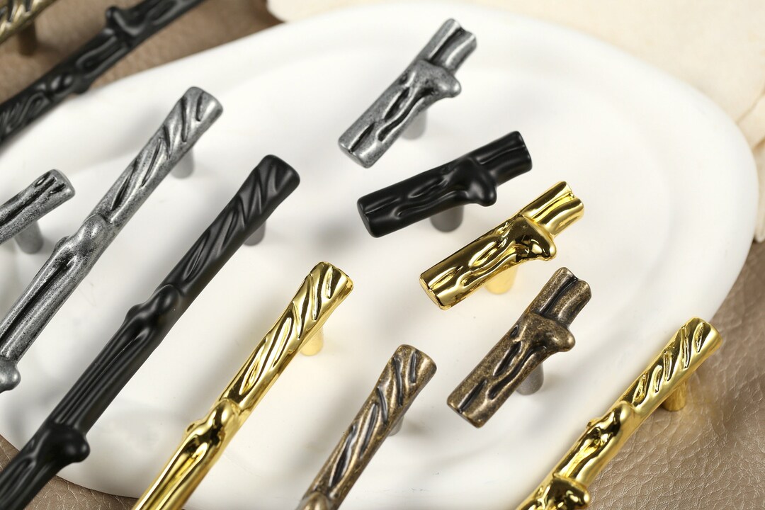 Antique Tree Branch Cabinet Handles Knobs Pulls Art Decor Bronze Black ...