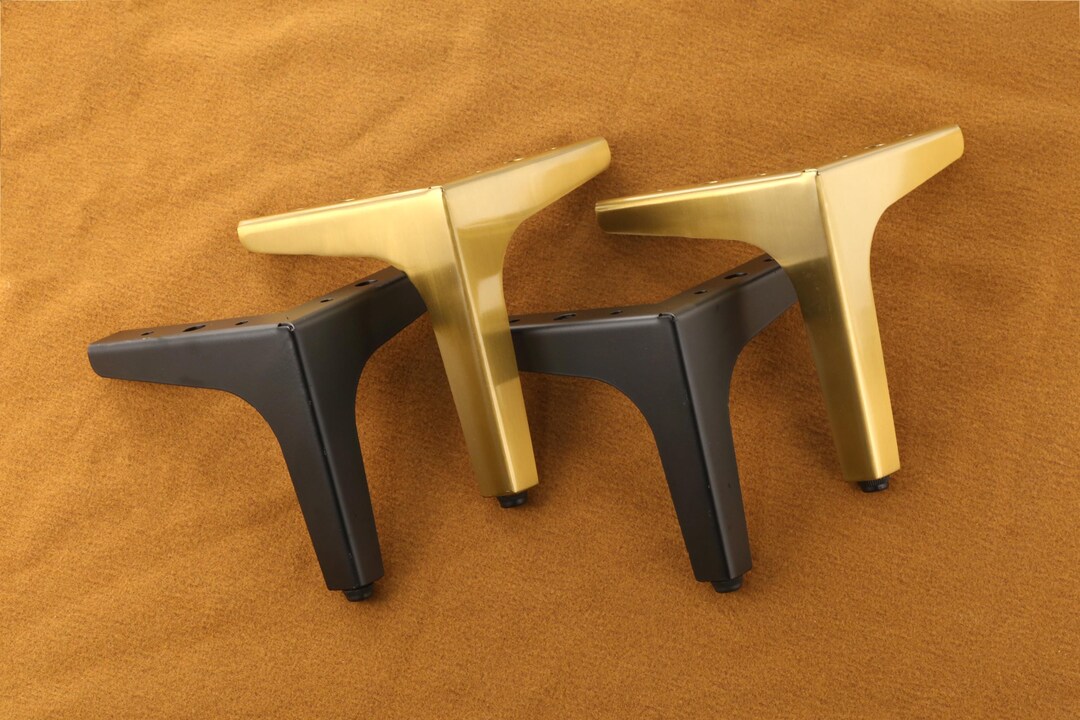 Set of 4 Metal Furniture Legs, Cabinet Closet Legs, Sofa Legs, IKEA ...