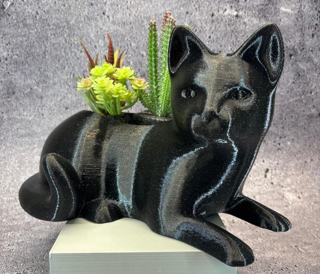 Unique Planter-extra Large Cat Planter for Succulents, Cactus or Any ...