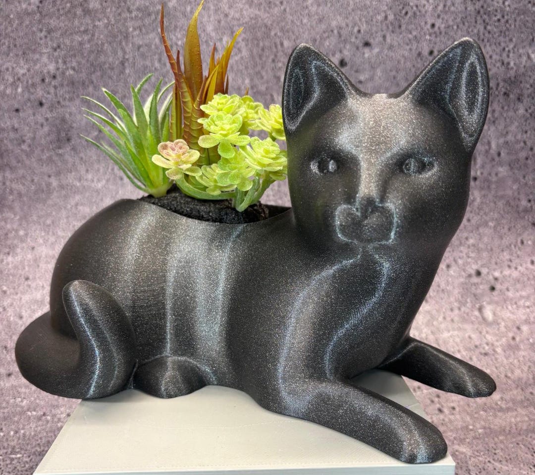 Unique Planter-large Cat Planter for Succulents, Cactus or Any Plant ...