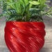 Extra Large Twisted Flower Pot for Plants of All Kinds (gradient Orange ...