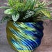 Extra Large Twisted Flower Pot for Plants of All Kinds (gradient Orange ...