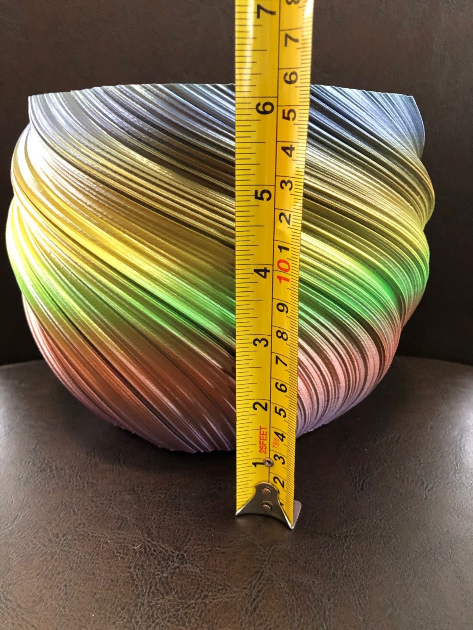 Large Twisted Flower Pot for Plants of All Kinds pastel | Etsy