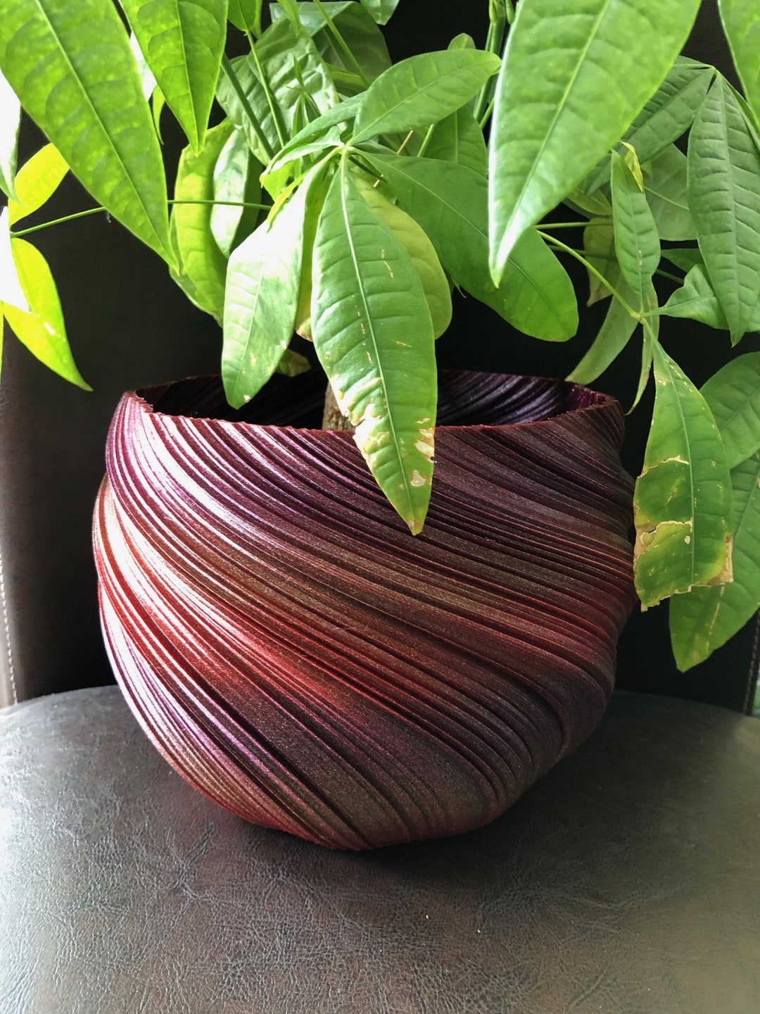 Large Twisted Flower Pot for Plants of All Kinds - Etsy