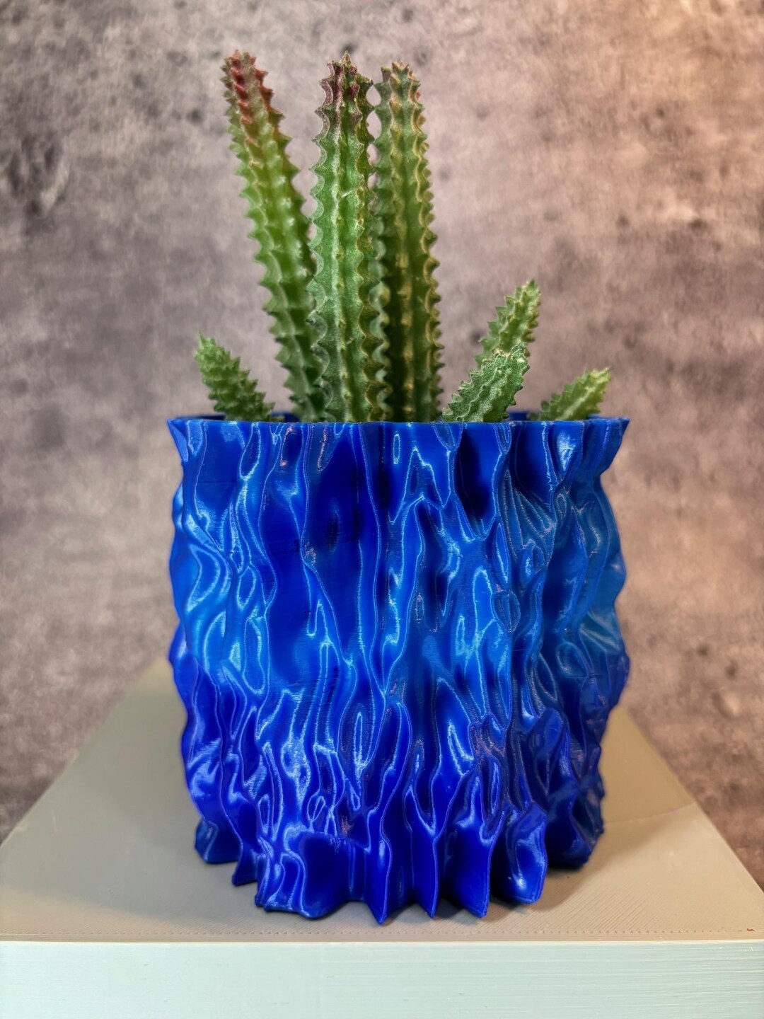 Unique Planter-small Flowerpot for Plants of All Kinds (shades of Blue ...