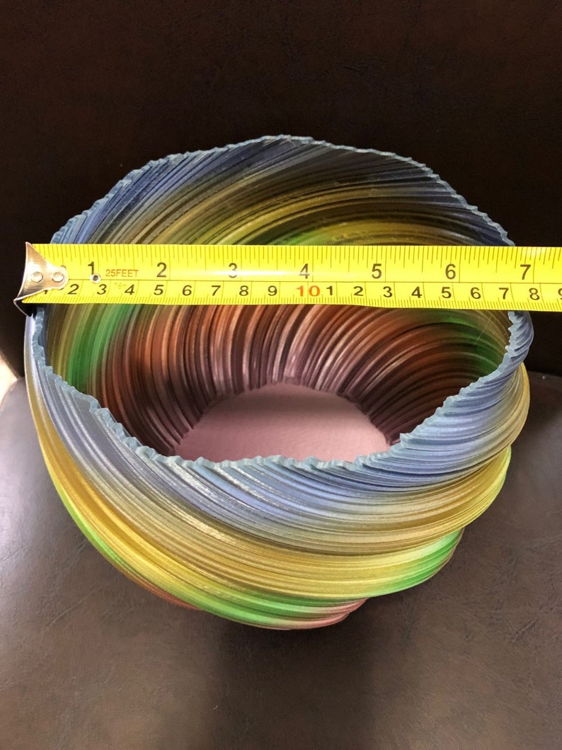 Large Twisted Flower Pot for Plants of All Kinds pastel | Etsy