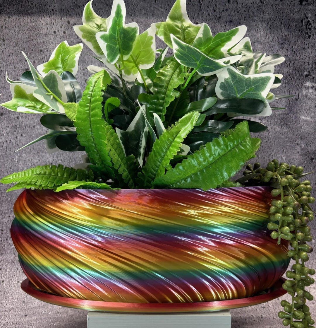 Unique Planter-oval Windowsill Planter for Plants of All Kinds W/tray ...