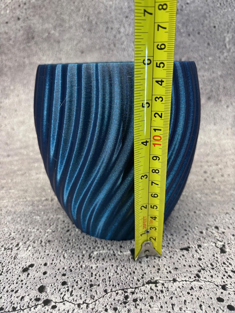 Extra Tall Medium Twisted Flowerpot for Plants of All Kinds (multi ...