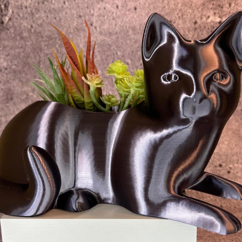 Cat Planter - Etsy