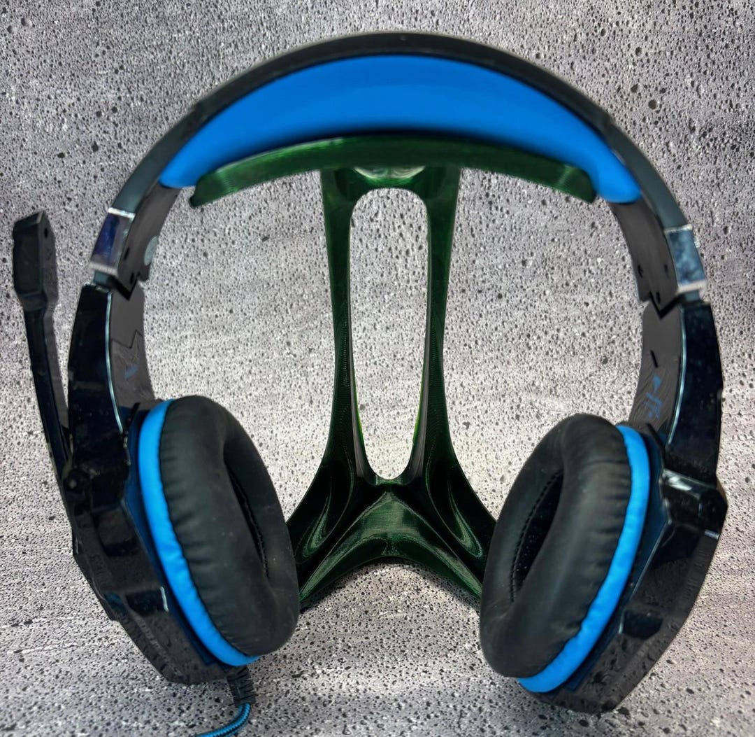 Headphone Stand With Arched Support (gradient Dark Green Color) - 8 ...