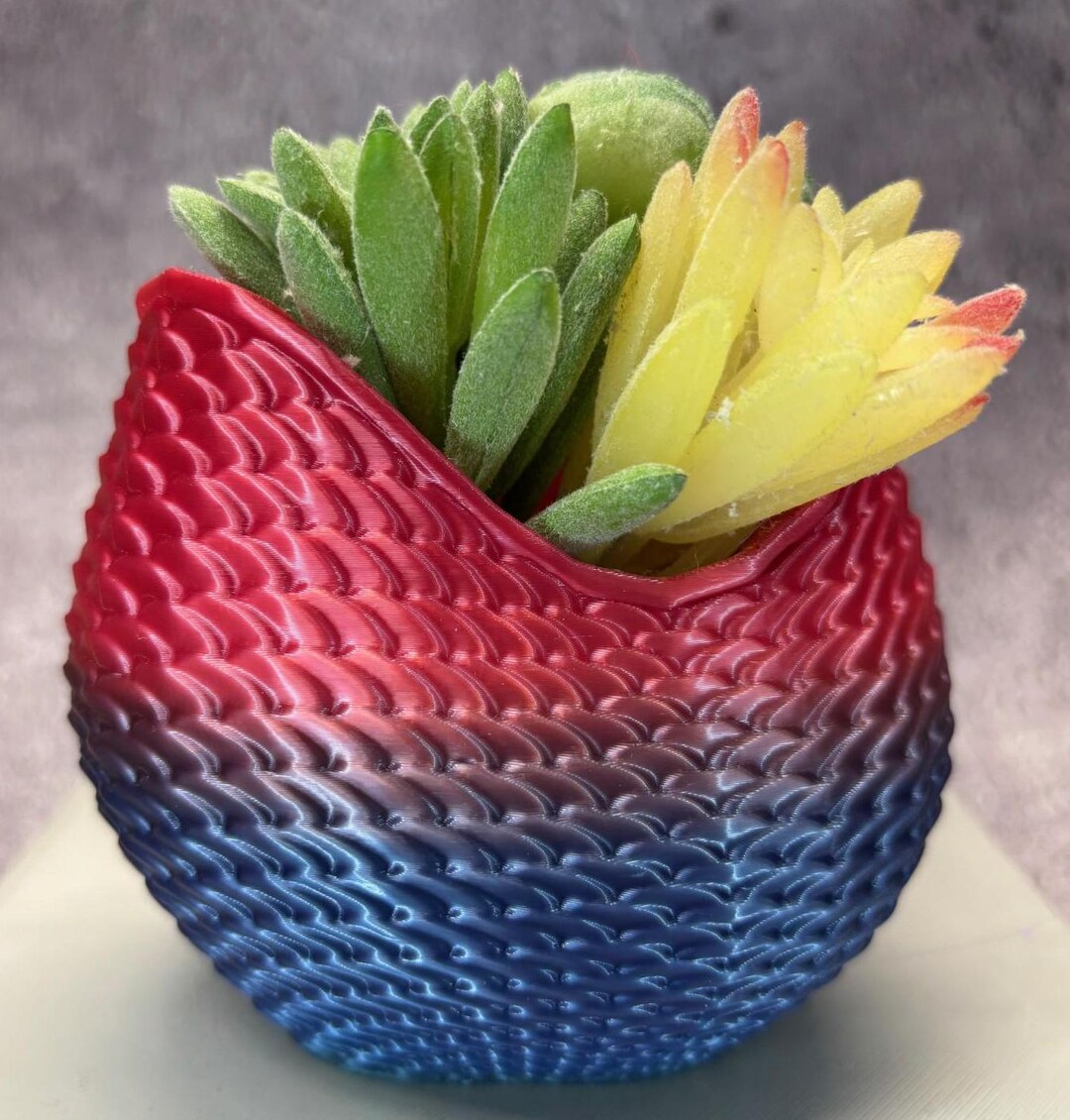 Small Mermaid Tail Flowerpot for Plants of All Kinds (multi Color) - 4 ...