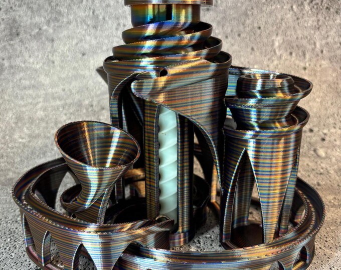 Marble Run (metallic Multi-color) - Marble Machine - Marble Maze (7.5 ...