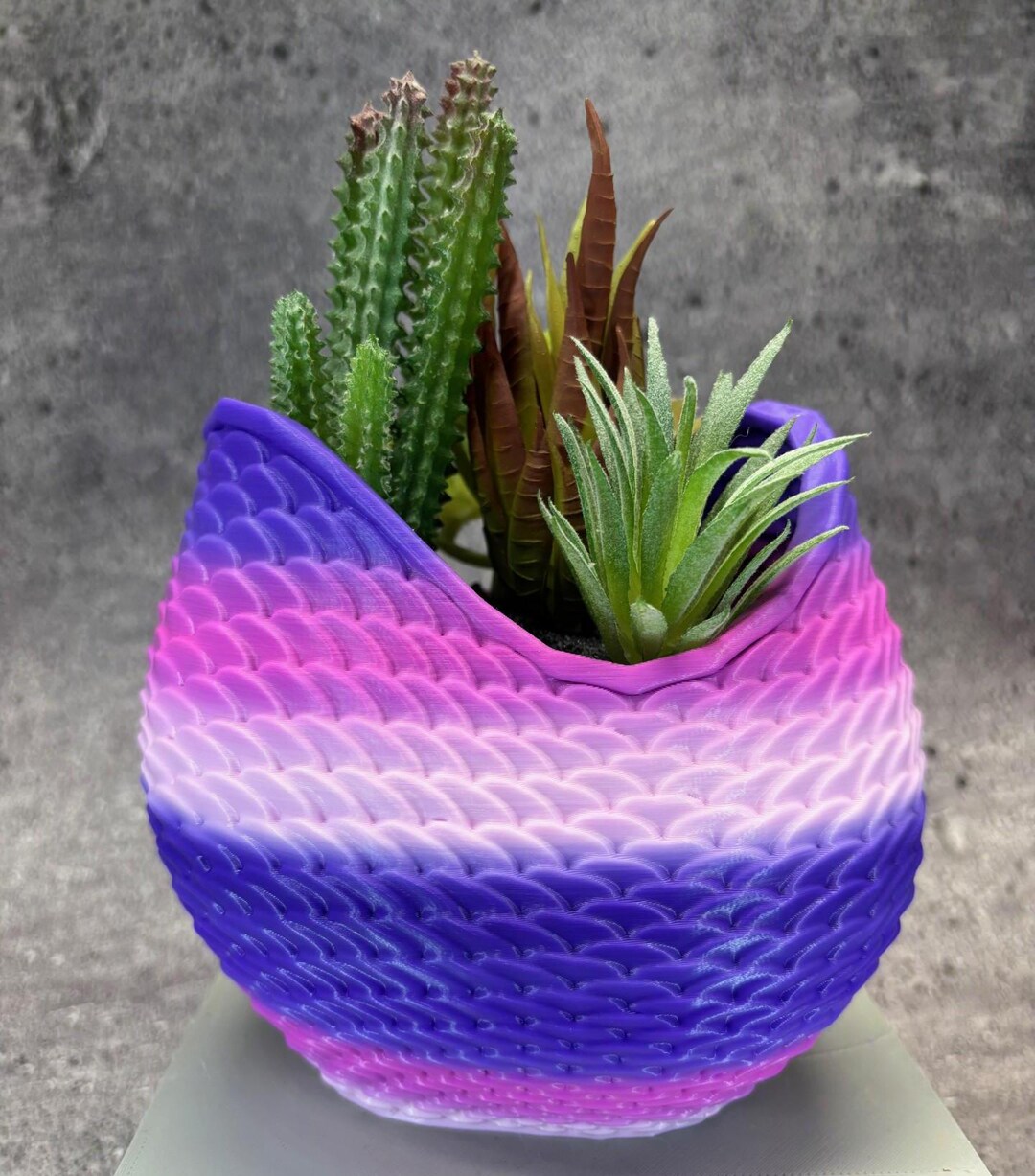 Medium Mermaid Tail Flowerpot for Plants of All Kinds (multi Color) - 6 ...
