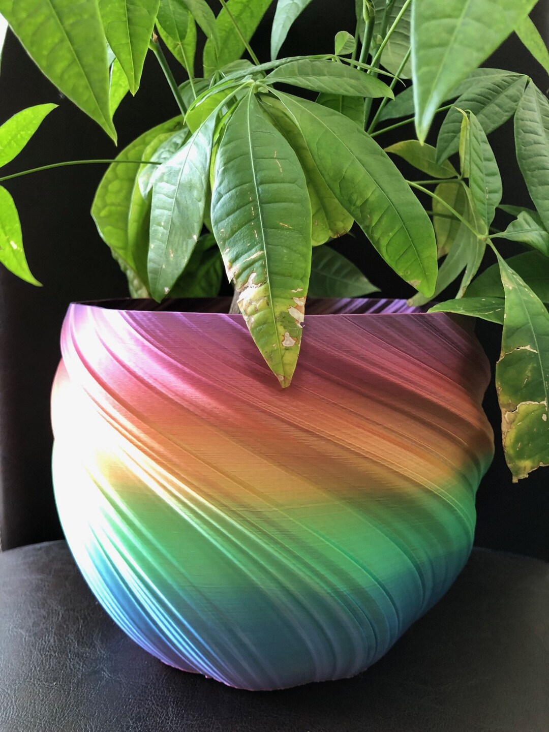 Large Twisted Flower Pot for Plants of All Kinds 8 - Etsy