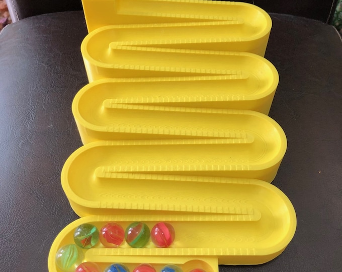 Marble Run (yellow Color) - Approx. 6" Wide X 9" Long X 2.75" Tall; USA ...