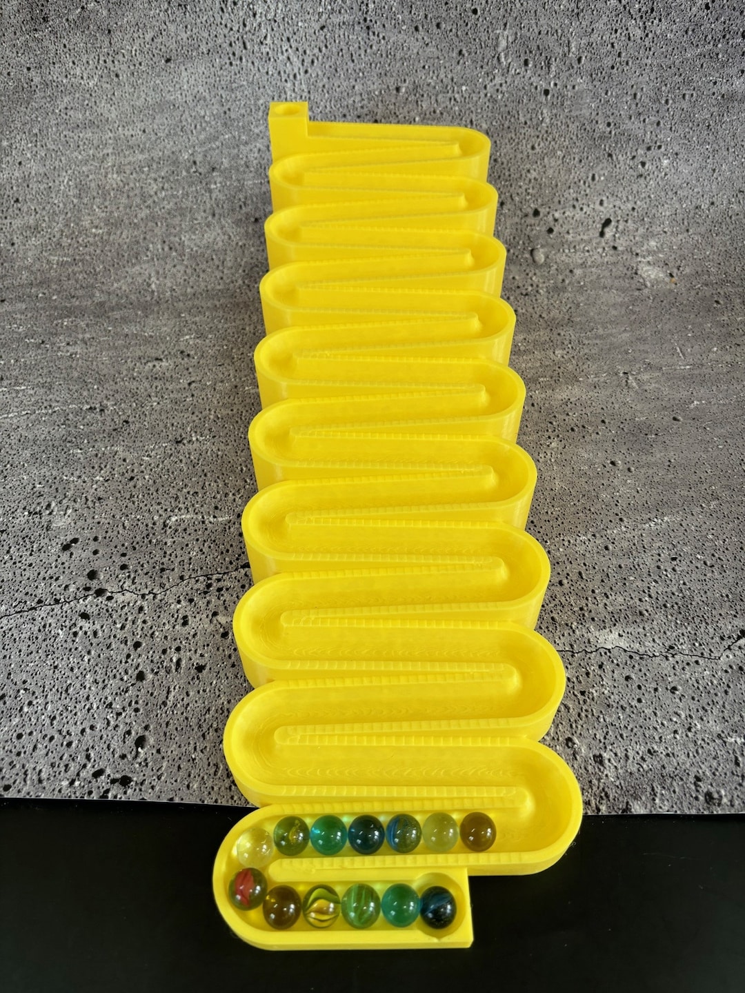 Extra Long Marble Run (yellow Color) - Approx. 5.5" Wide X 18" Long X 4 ...
