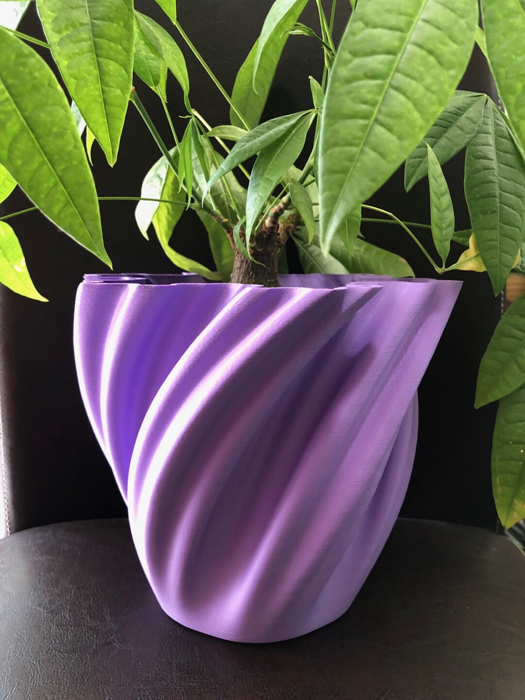 Large Flower Pot for Plants of All Kinds pastel Purple Color - Etsy