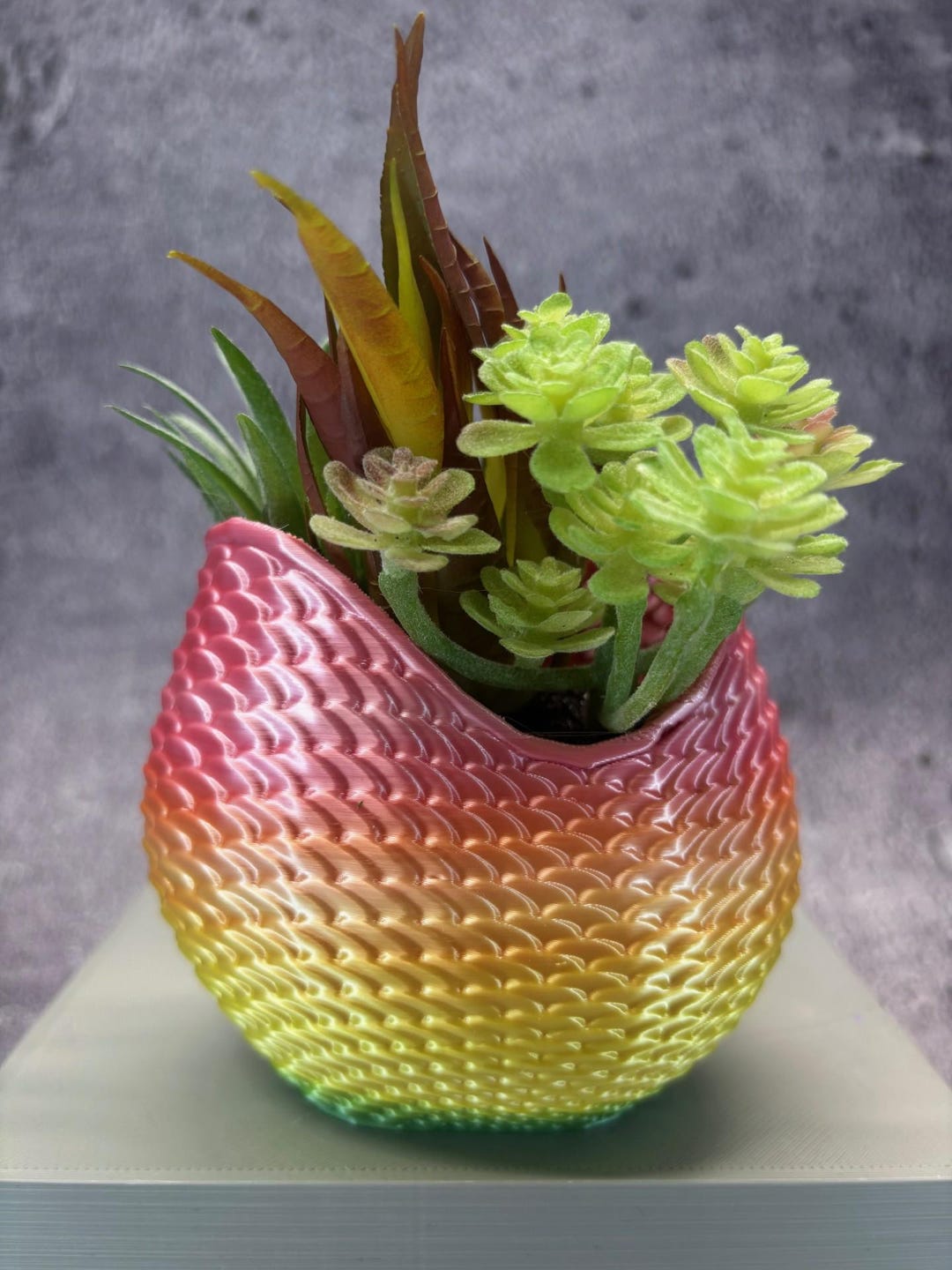 Small Mermaid Tail Flowerpot for Plants of All Kinds (multi Color) - 4 ...