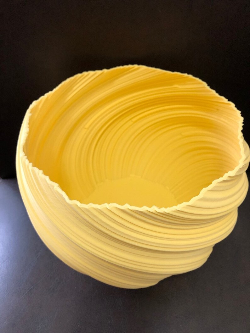 Large Twisted Flower Pot for Plants of All Kinds pastel | Etsy