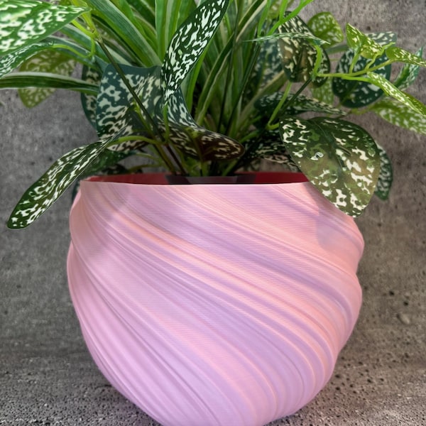 Pink Planter - Etsy