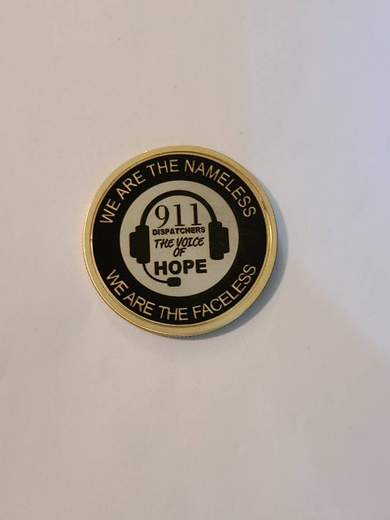 911 Dispatcher Challenge Coin. - Etsy