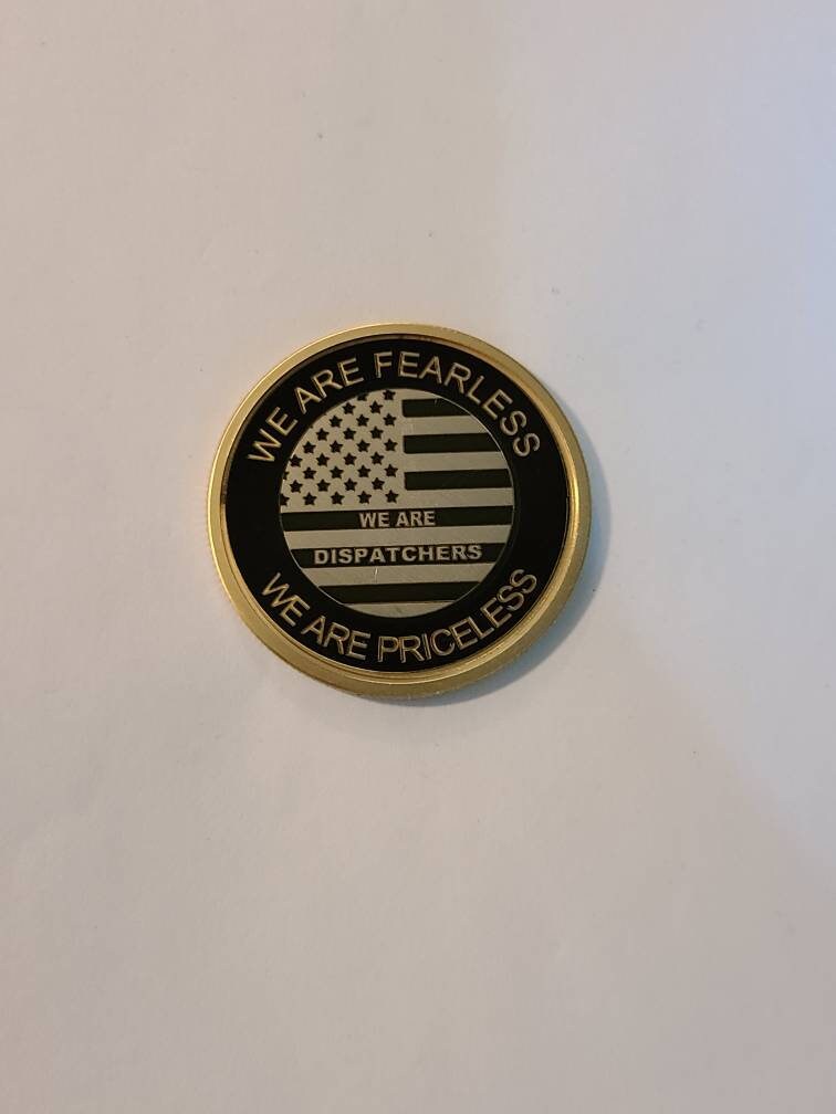 911 Dispatcher Challenge Coin. - Etsy