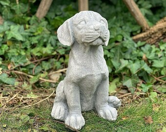 Chocolate Lab Statue - Etsy UK