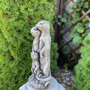 Three Gopher Sculpture Family Groundhog Cement Gopher Garden - Etsy