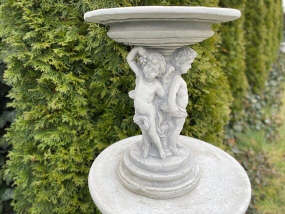 Plant stand garden statue for antique decor Sculpture art Greek column ...