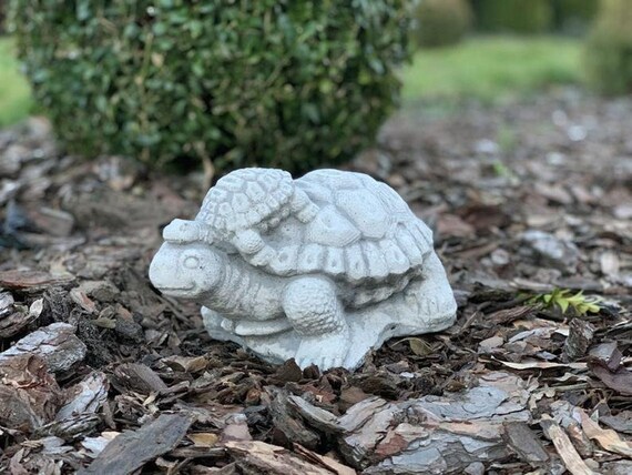 Turtle Sculpture Concrete Turtles Family Turtle Figurine - Etsy