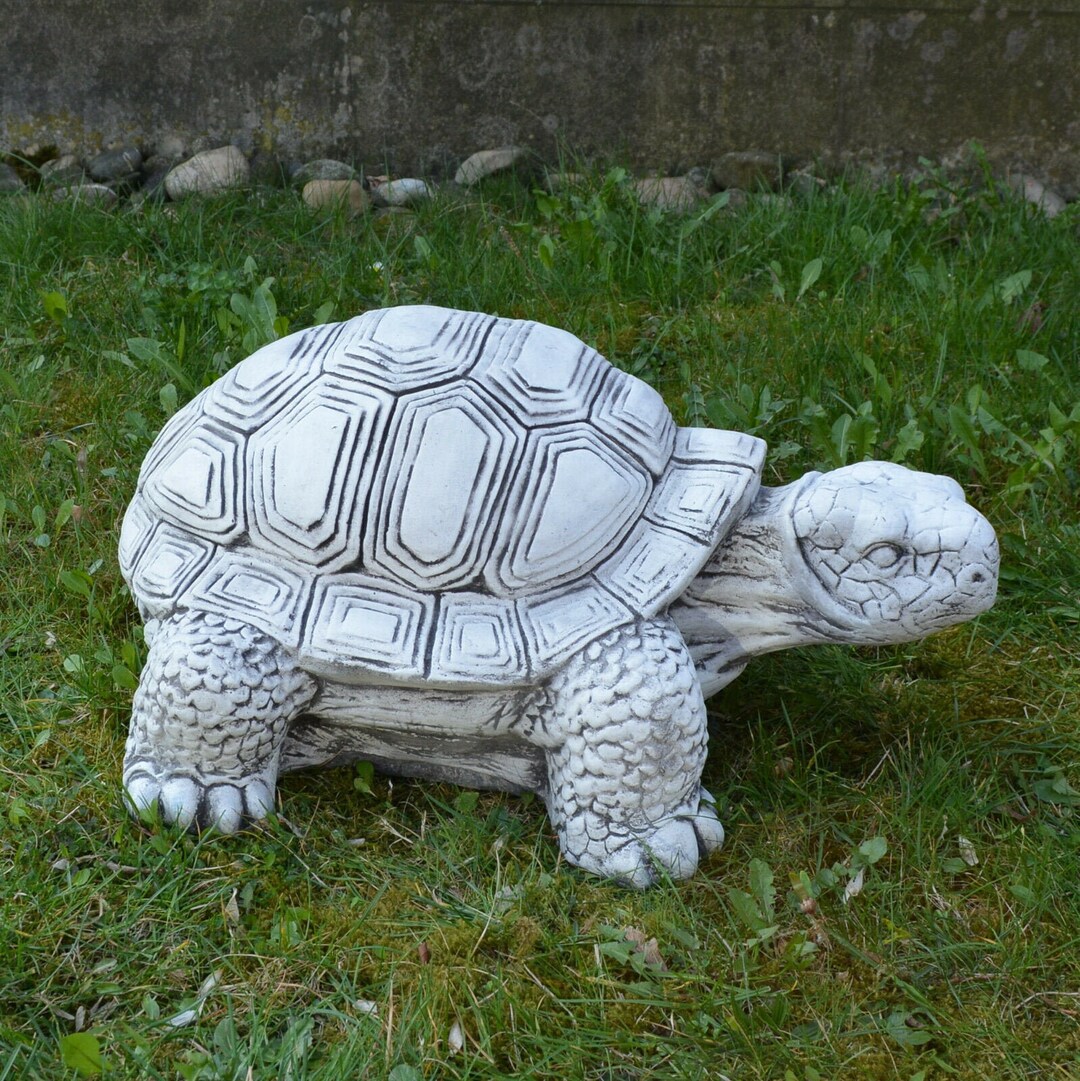 Concrete Turtle Statue Stone Turtle Figure Green Turtle - Etsy