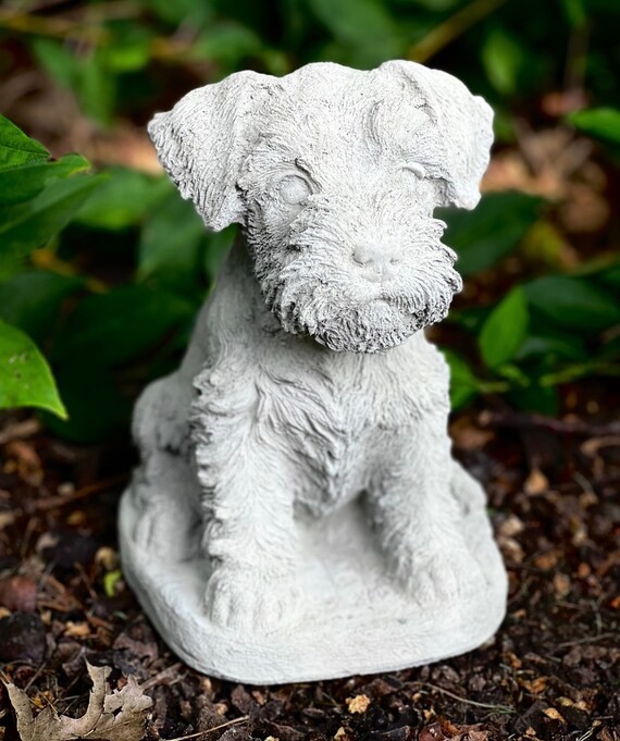 Outdoor Schnauzer Statues