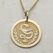 Gold Pharmacist Necklace, 14K Solid Gold Pendant, Pharmacist Graduate ...