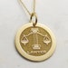 Lawyer Necklace, 14k Gold Pendant, Law School Graduate, Law Necklace ...
