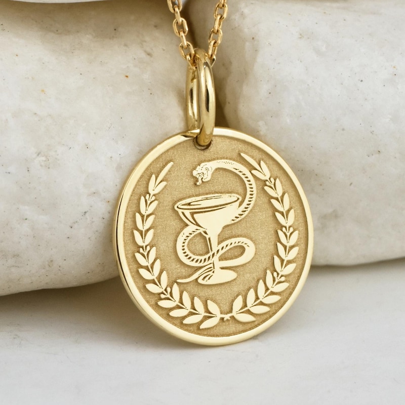 14k Solid Gold Pharmacy - Etsy