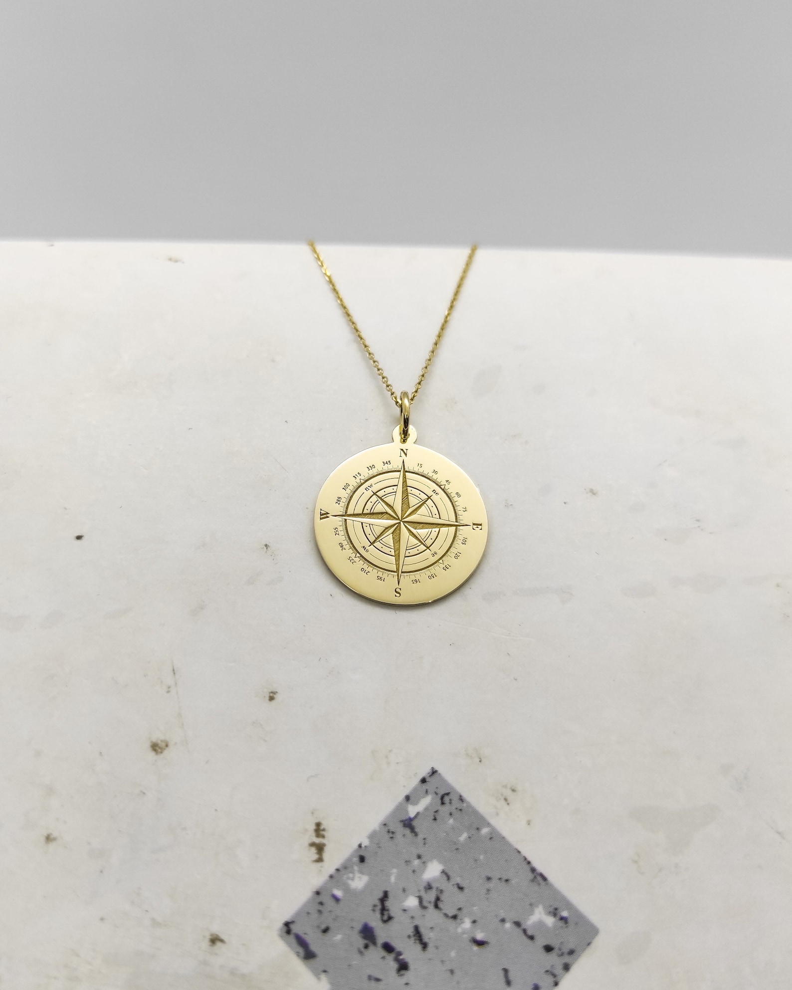 Compass Necklace Compass Jewelry Compass Engraved Compass - Etsy