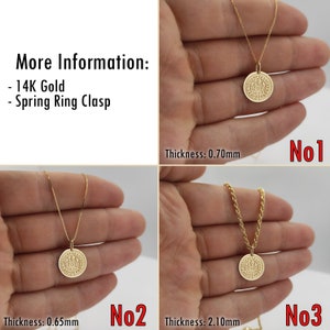 14K Solid Gold Aztec Calendar Disc Necklace Gold Mayan Sun - Etsy