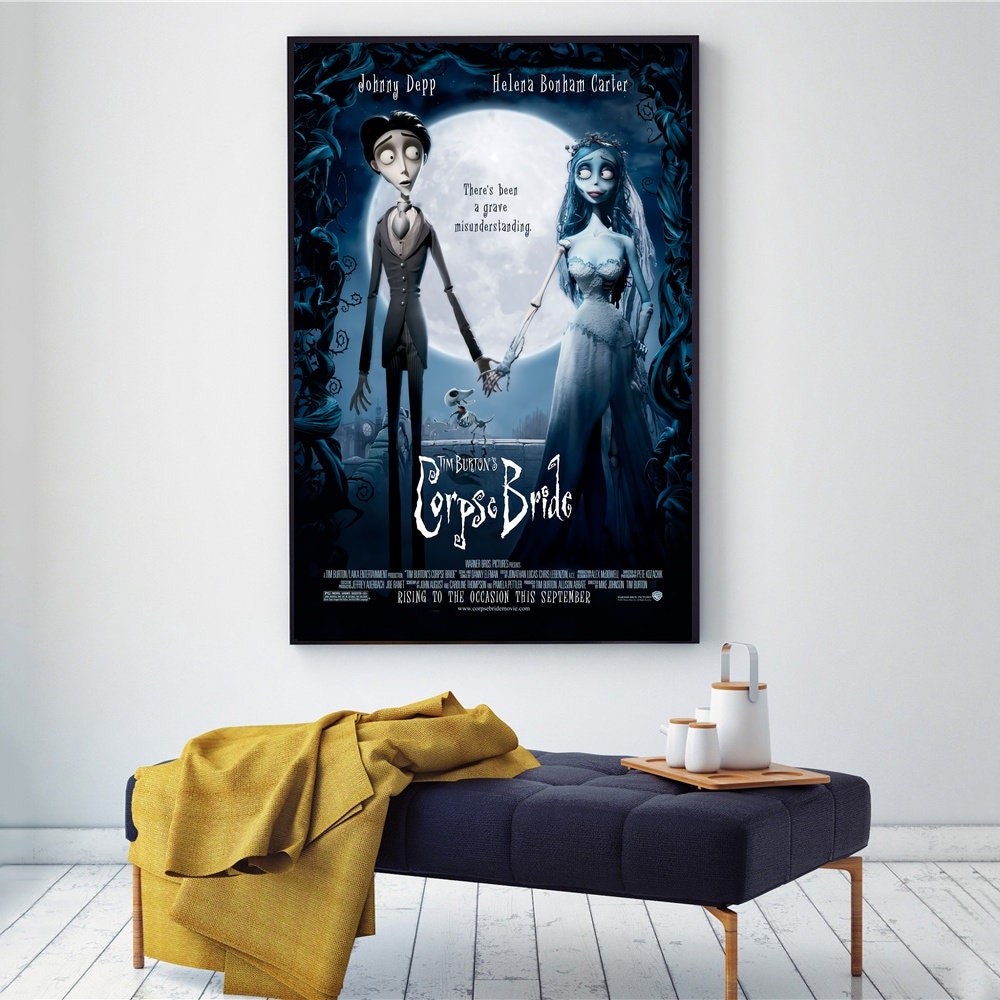 Corpse Bride classic movie canvas poster unframe | Etsy