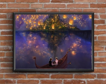 Movie Poster Tangled - Etsy