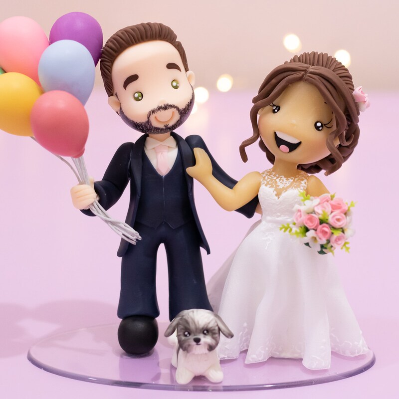 Wedding Cake Topper Figurine - Etsy