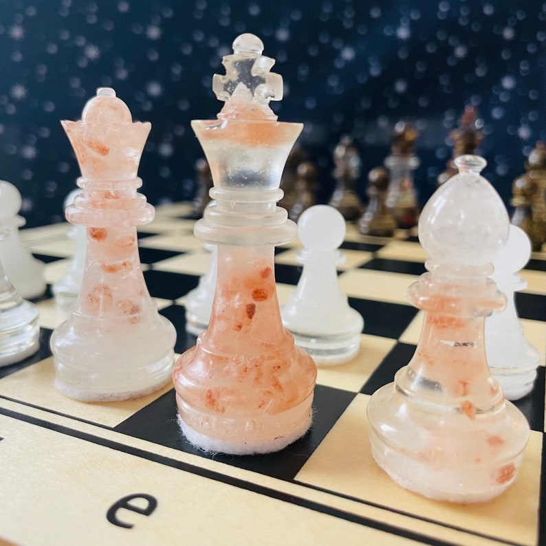 Salt Vs Pepper Chess Set. Nemesis Chess. Unique Creation. Artisan Chess ...