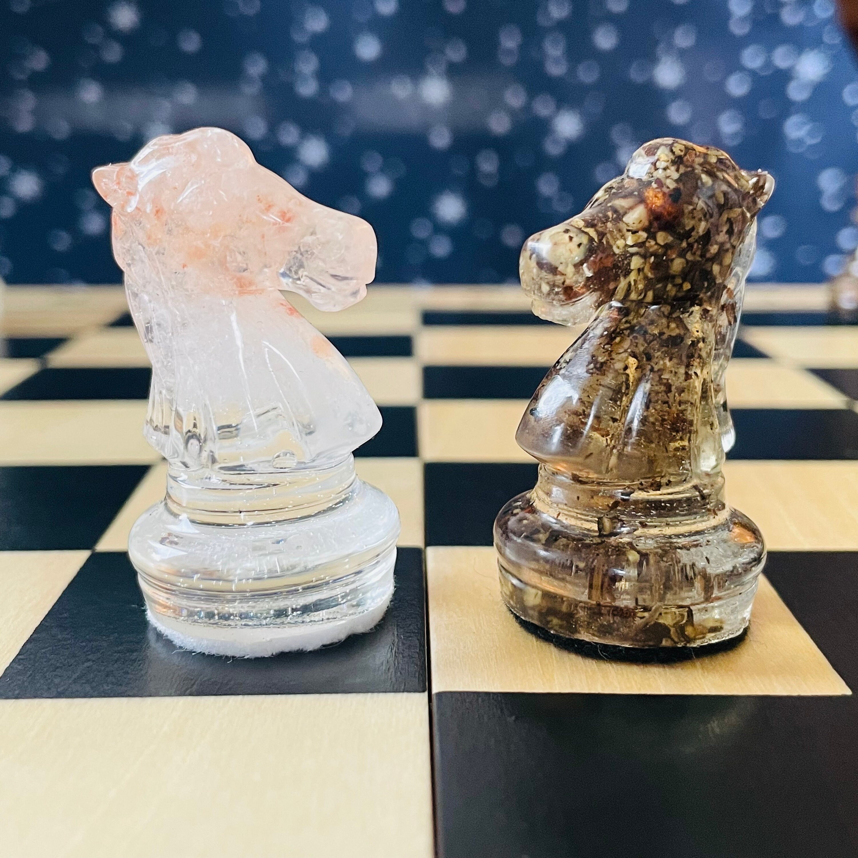 Salt Vs Pepper Chess Set. Nemesis Chess. Unique Creation. Artisan Chess ...
