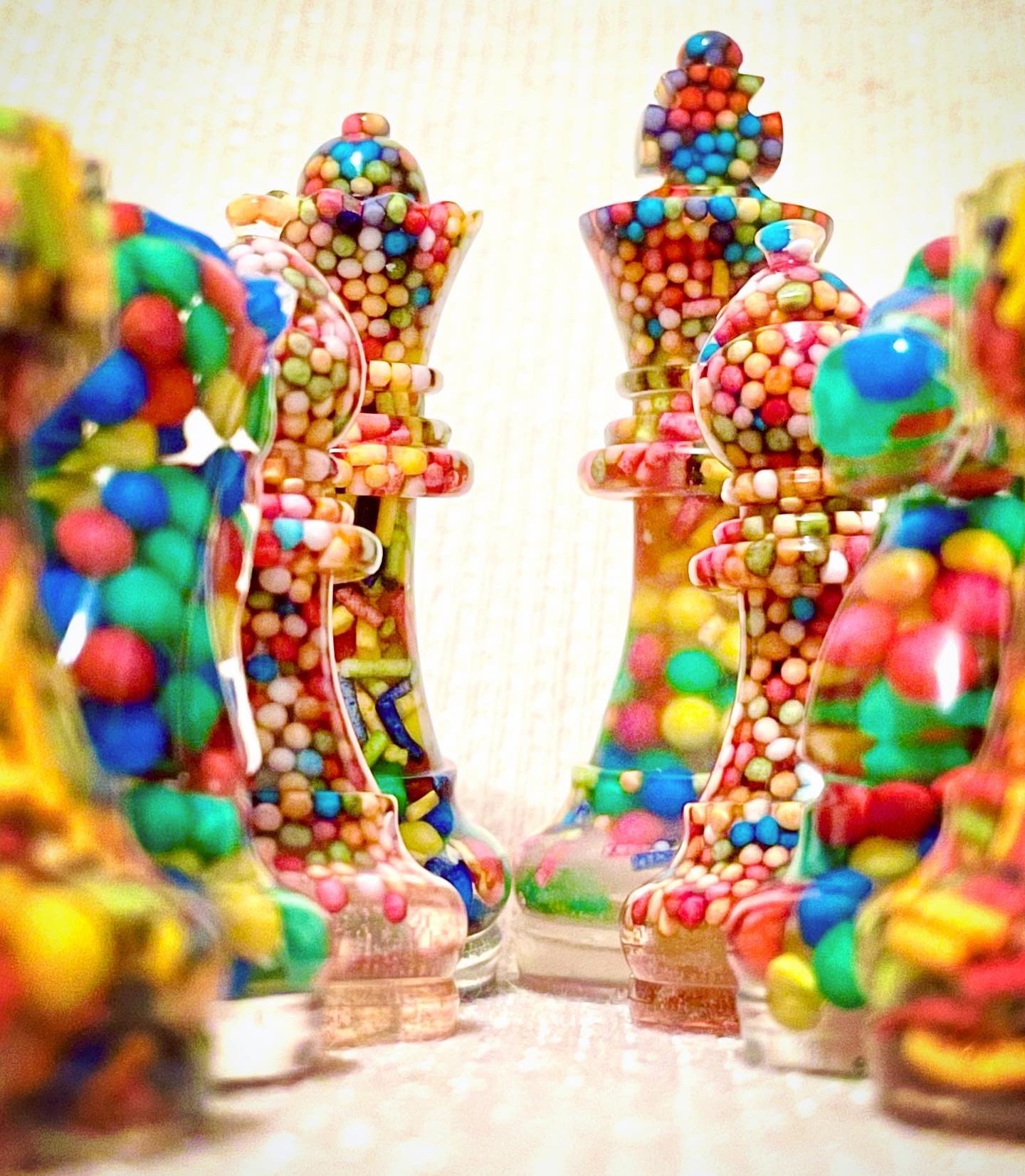 Sugar Vs Spice Chess Set. Nemesis Chess. Candy Vs Chilli. Artisan Chess ...